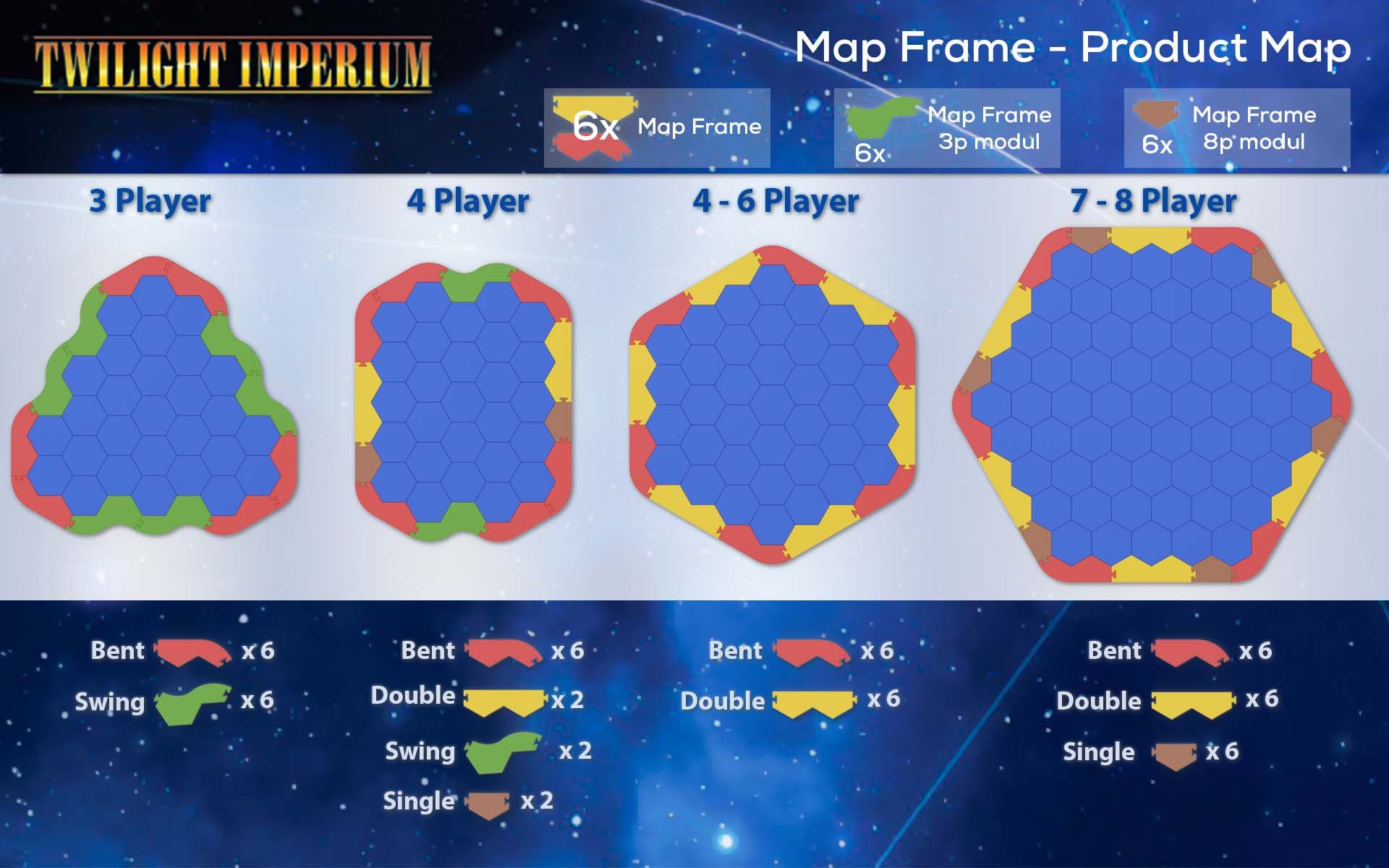 Twilight Imperium Map Frame